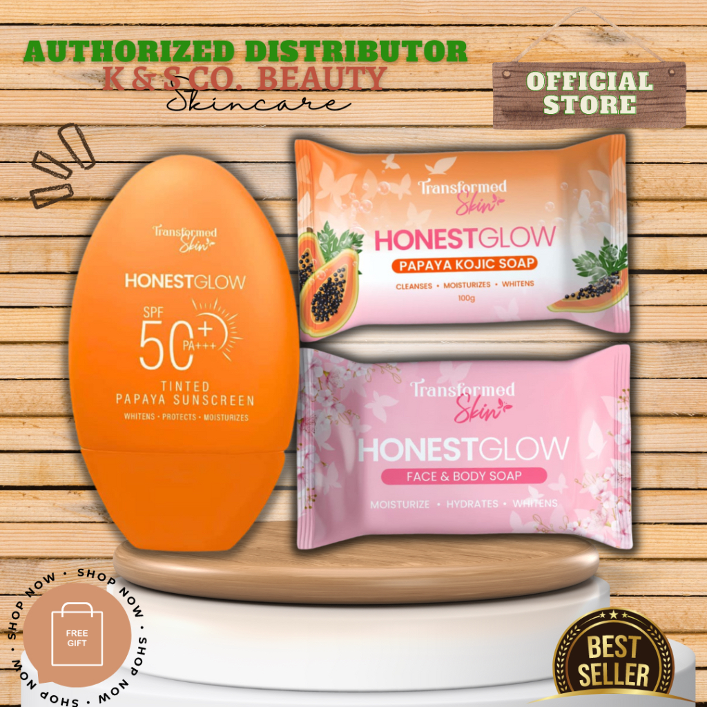 Honest Glow Soap / Tinted Sunscreen | Shopee Philippines