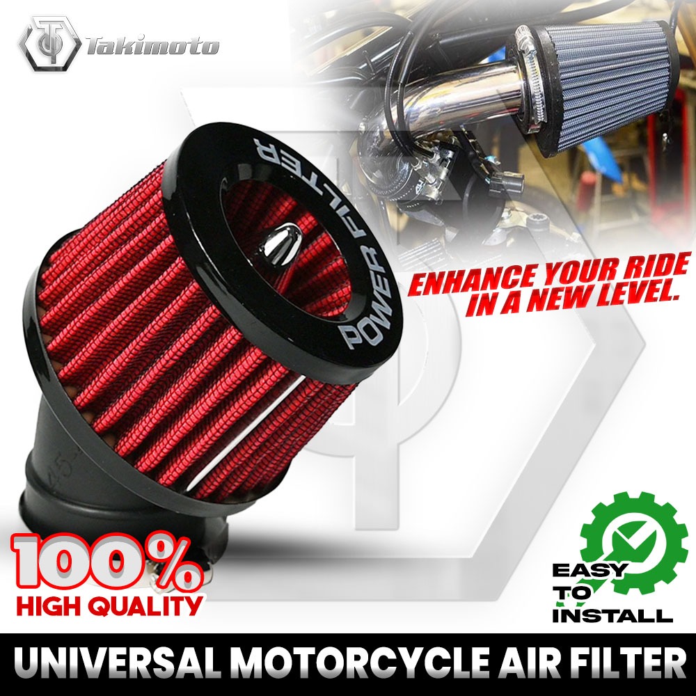 TAKIMOTO AIR POWER FILTER BIG SIZE UNIVERSAL 35mm/45mm | Shopee Philippines