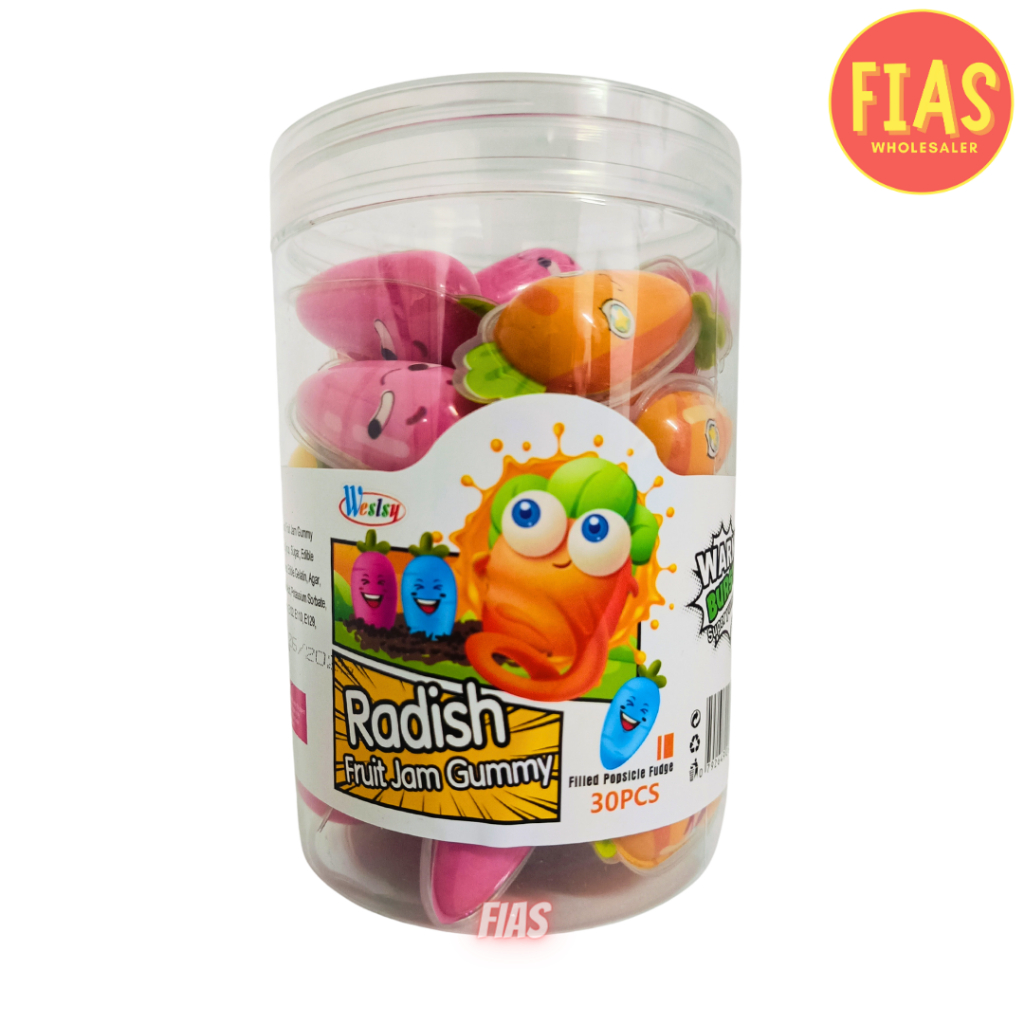 30 pcs Raddish Shape Fruit Jam Gummy | Shopee Philippines