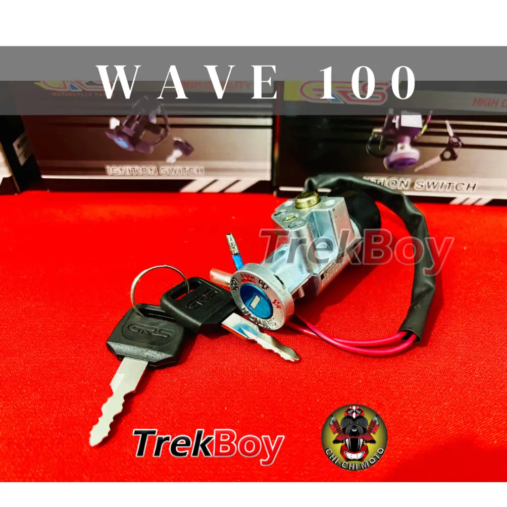 IGNITION SWITCH FOR MOTORCYCLE WAVE 100 - ORIGINAL GRS [ PLUG AND PLAY ...