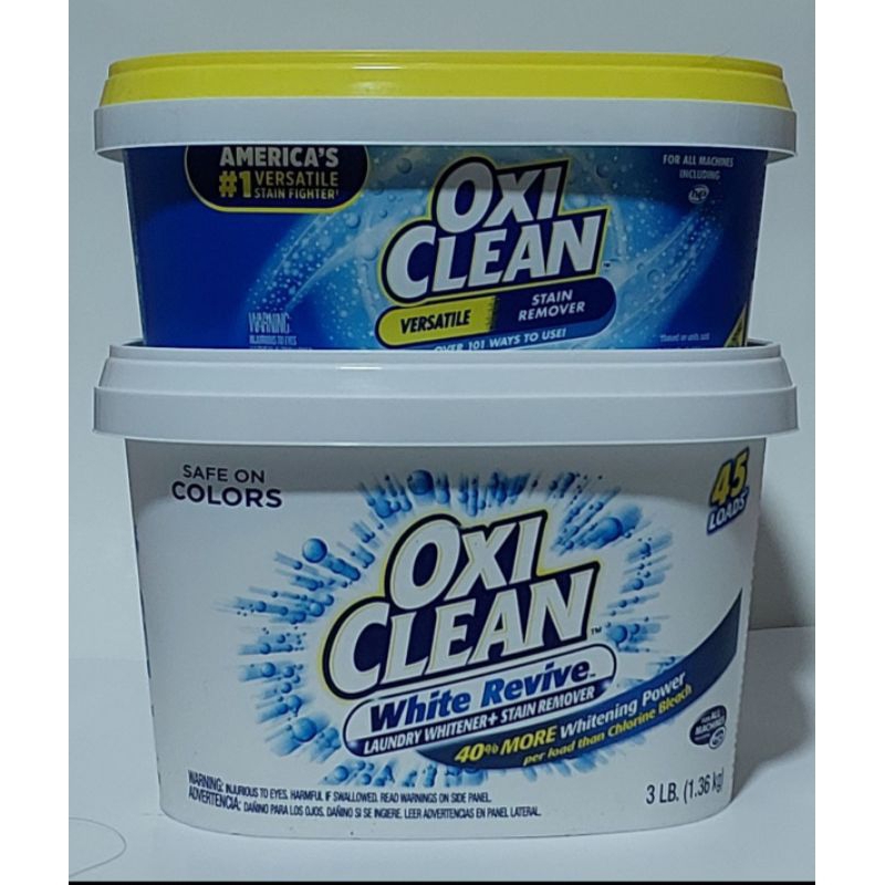 OxiClean Versatile & White Revive Stain Remover Powder 802/1.36kg ...