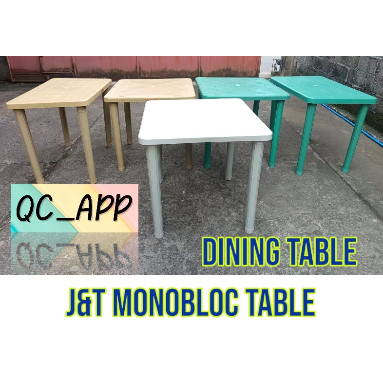 J&T TABLE Heavy Duty Indoor-Outdoor Monobloc Table | Shopee Philippines