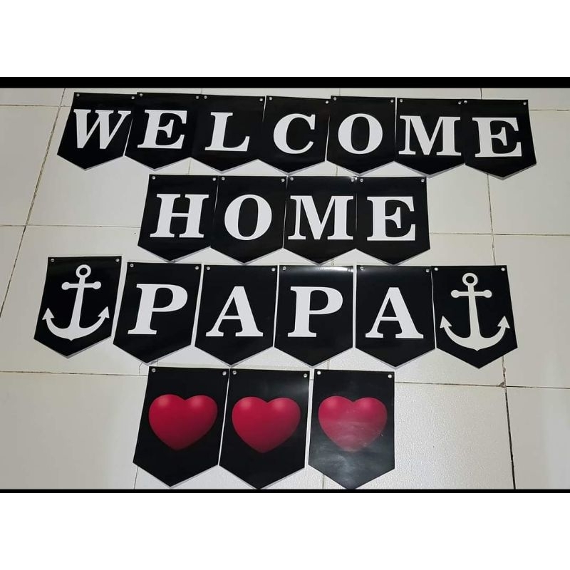 Welcome Home banner custom | Shopee Philippines