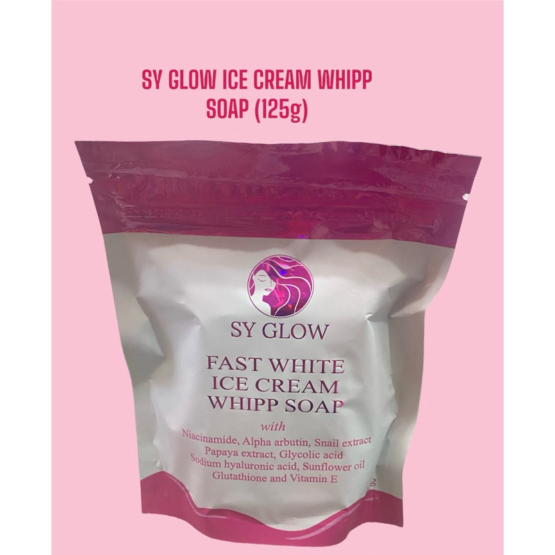 SY GLOW ICE CREAM WHIPP SOAP (125g) | Shopee Philippines