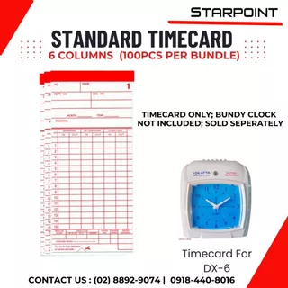 Shop timecard for Sale on Shopee Philippines