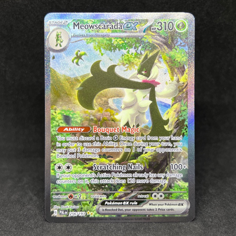 Pokemon TCG Meowscarada ex Special Illustration Rare 256/193 2023 ...