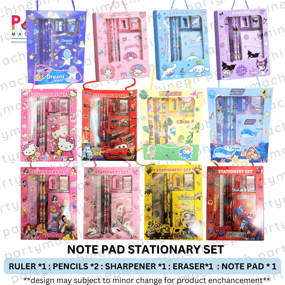 Note Pad Stationary Gift Set / Stationary Giveaways for Birthdays ...