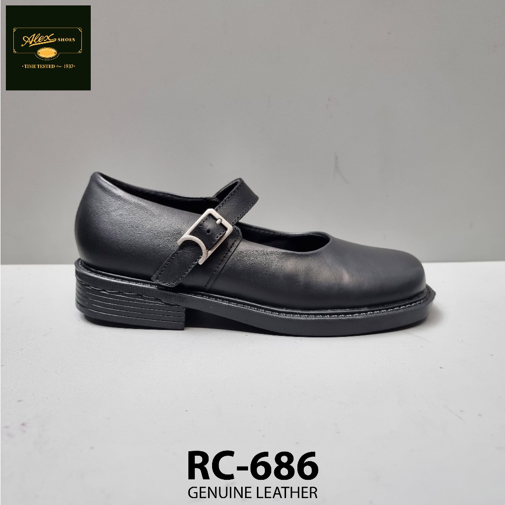 ALEX SHOES WOMEN'S MARIKINA MADE TAHI SWELAS GENUINE LEATHER BLACK ...