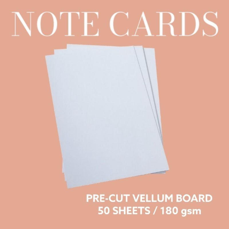 NOTECARDS - PRE CUT BOARDS 180gsm | Shopee Philippines