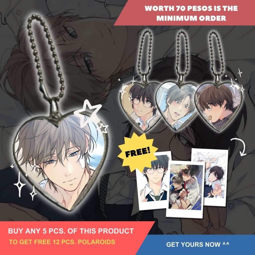Lost In The Cloud Skylar and Cirrus Manhwa Heart Keychain | Shopee ...