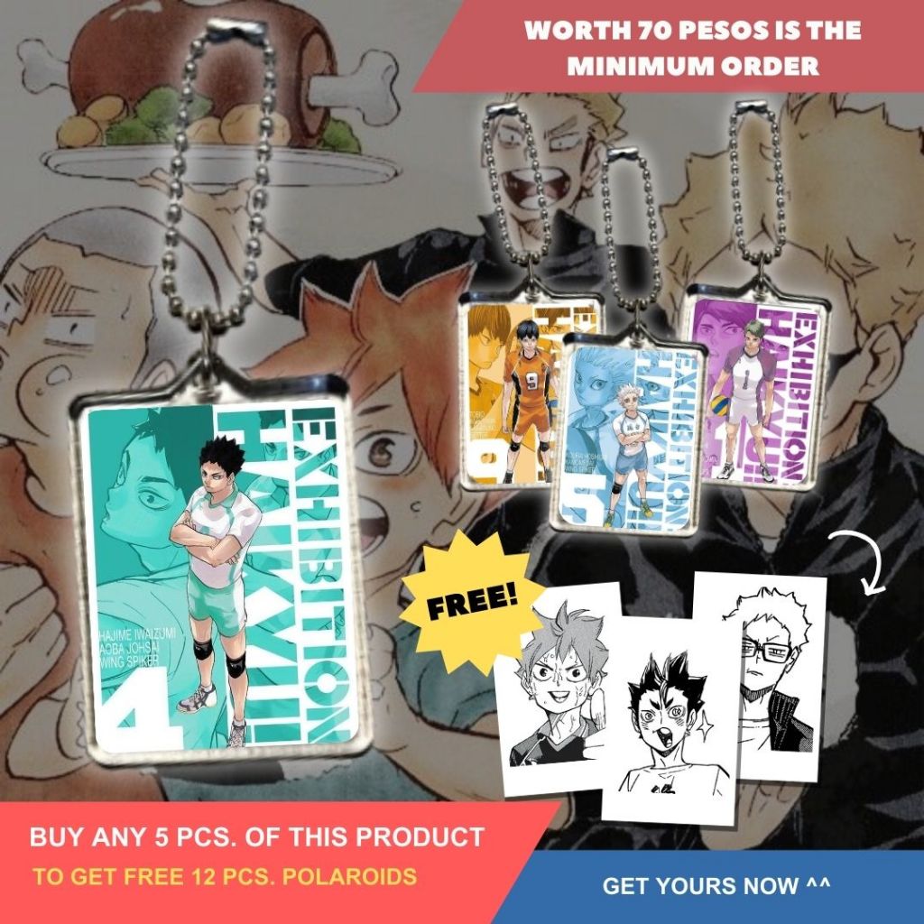 Haikyuu Anime Colored Manga Matching Keychain | Shopee Philippines
