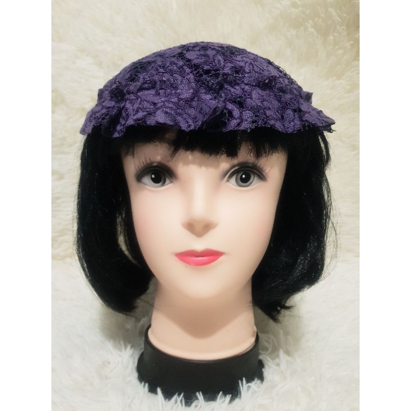 VEIL / BELO /COMMUNION VIEL COLOR VIOLET ( RANDOM DESIGN ) | Shopee ...