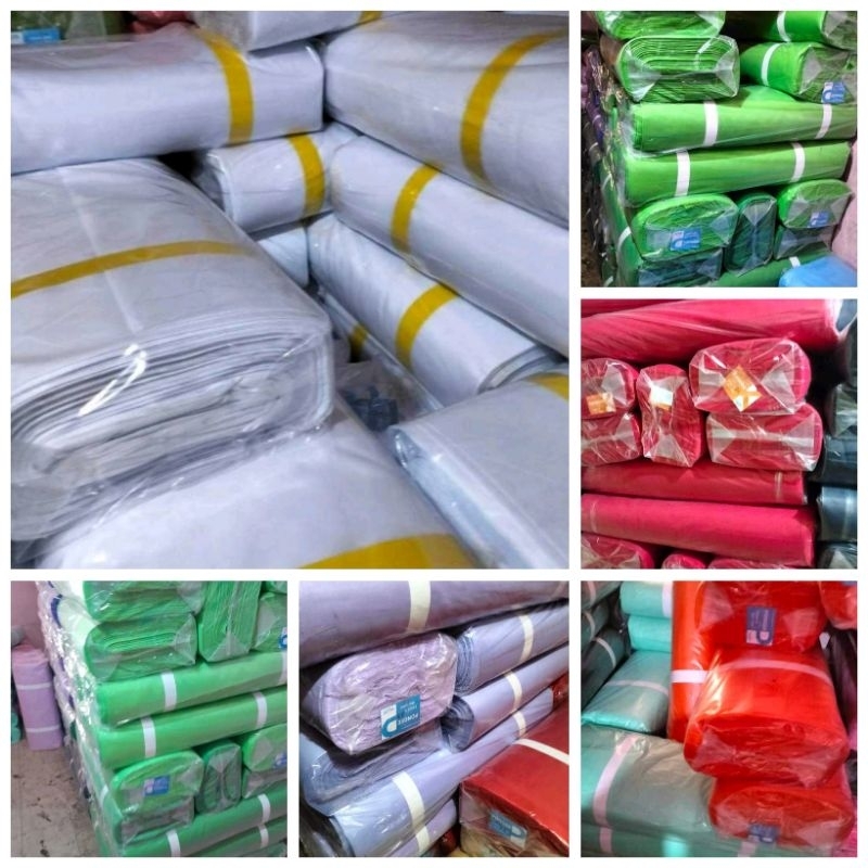 GEENA PLAIN ASSORTED COLOR 60"WIDTH TELA/FABRIC ONLY (PER ROLL ...