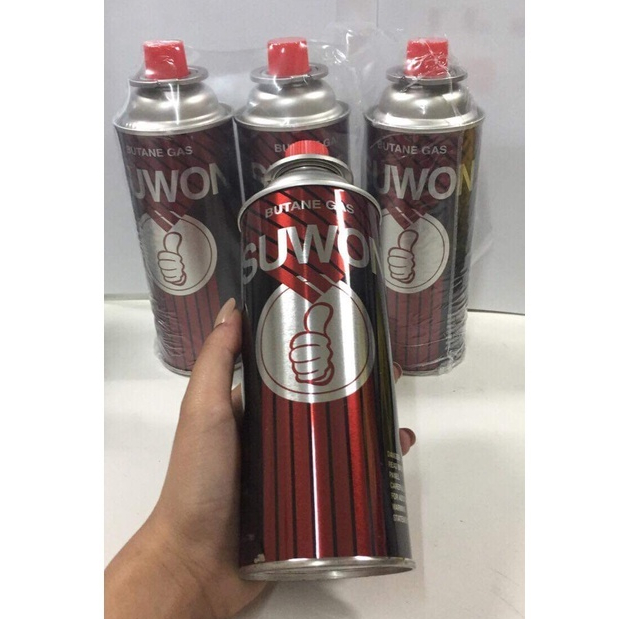 SUWON Safe Butane Gas for Gas stove 220g x 4 pcs Korea Gas Tank ...