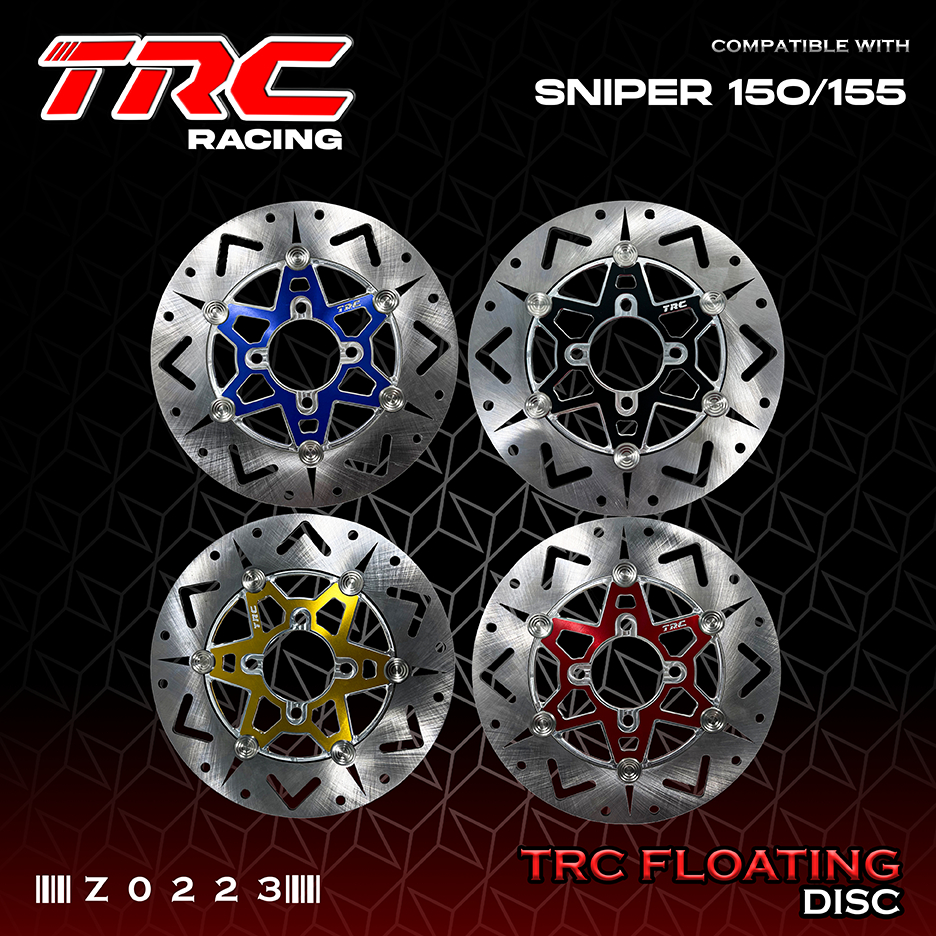 TRC FLOATING FRONT DISC BRAKE for Sniper 150/155,CLICK,BEAT, GENIO ...