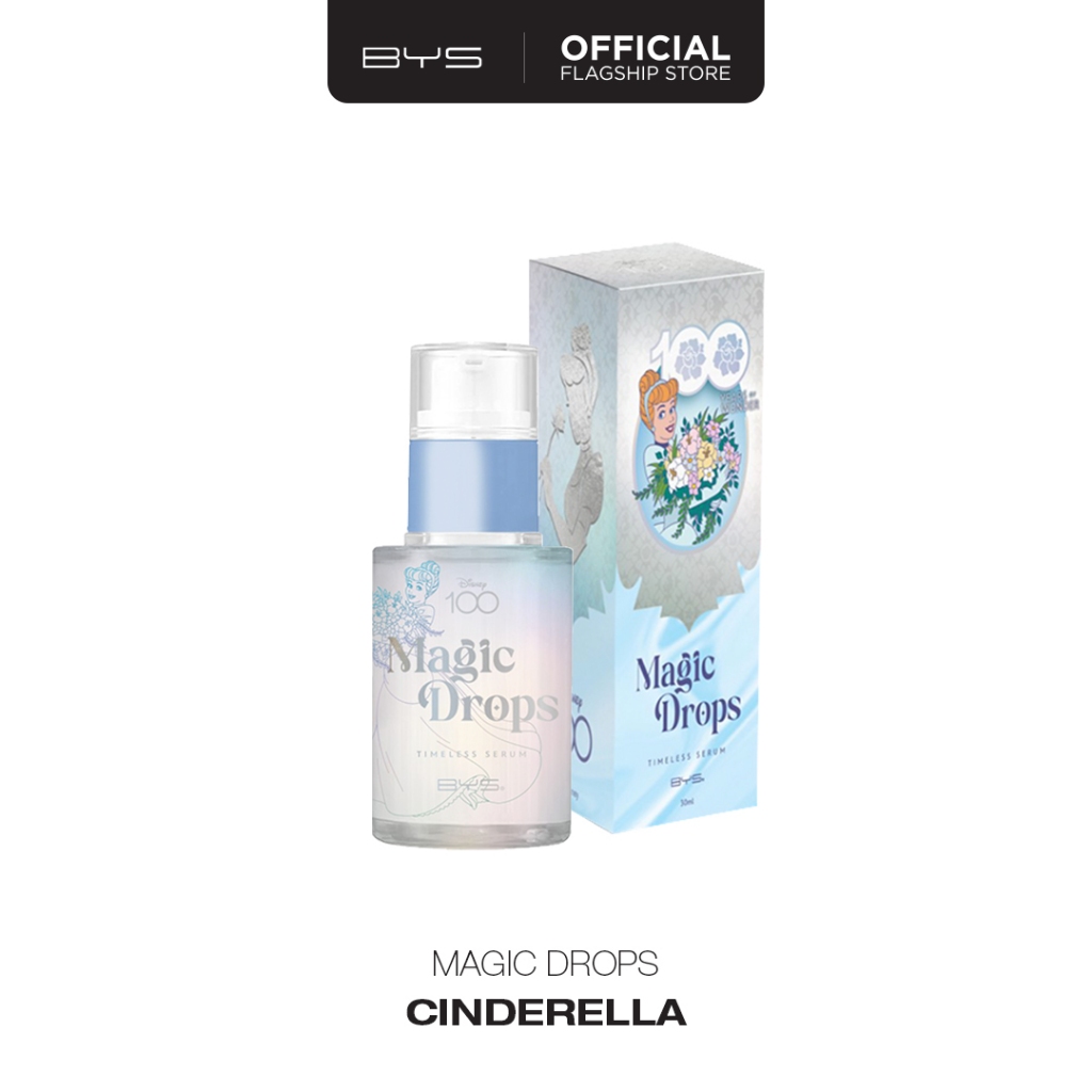 BYS x Disney Magic Drops Timeless Serum in Cinderella 30ml | Shopee Philippines