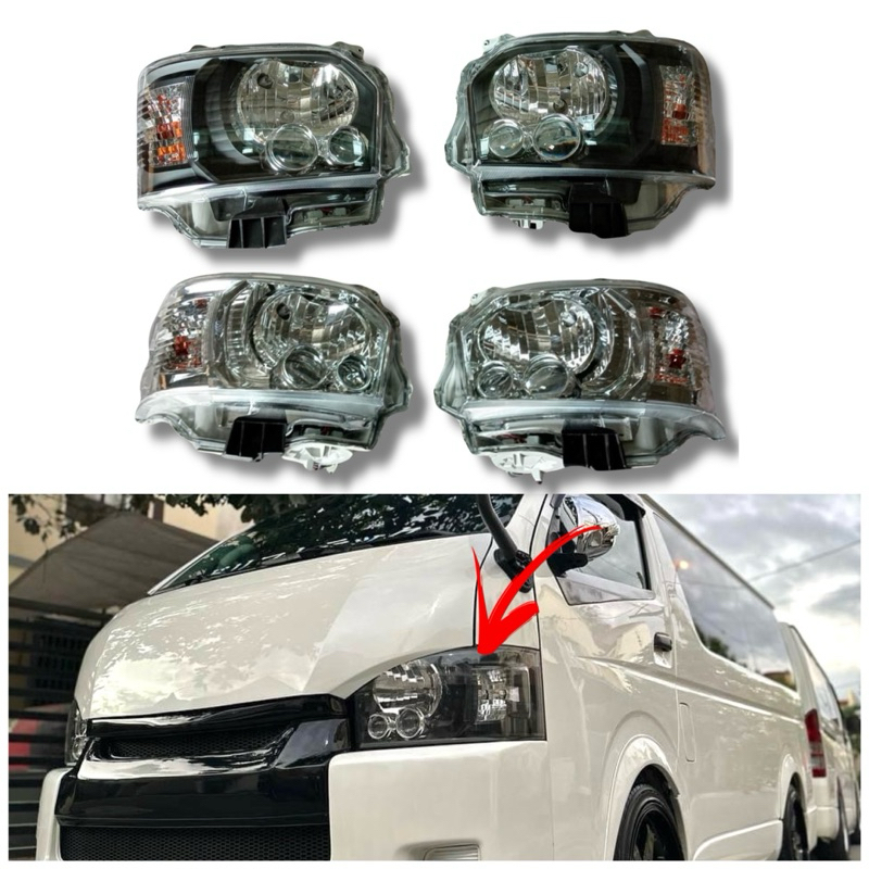 Toyota Hiace Commuter GL Grandia 2014 - 2020 SGL Headlight Upgrade ...