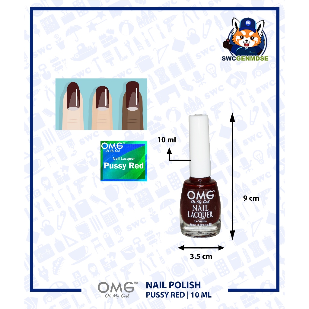 OMG Nail Polish: Nail Lacquer | Gems Collection | Pastel Color 10 ML ...