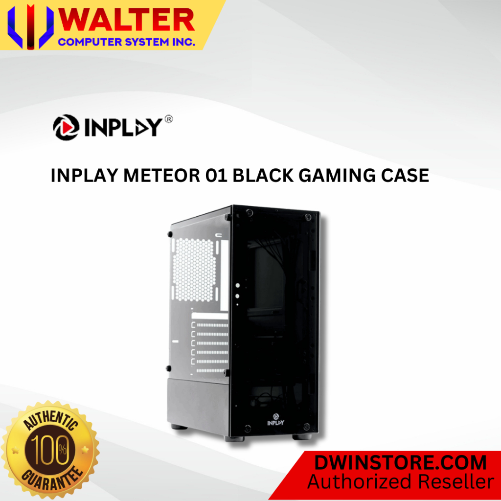 INPLAY METEOR 01 BLACK GAMING CASE | Shopee Philippines