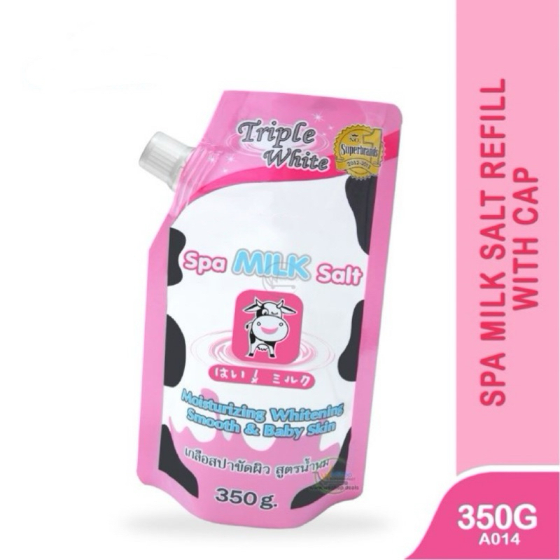 ( A014 ) ABONNE Spa Milk Salt Refill With Cap 350G 100% original ...