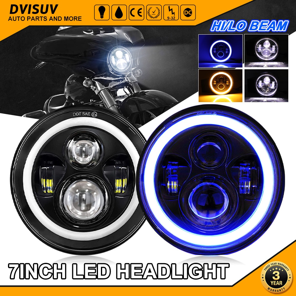 7Inch LED Headlights100W /140W Car LED Headlights Motorcycle Light DRL ...