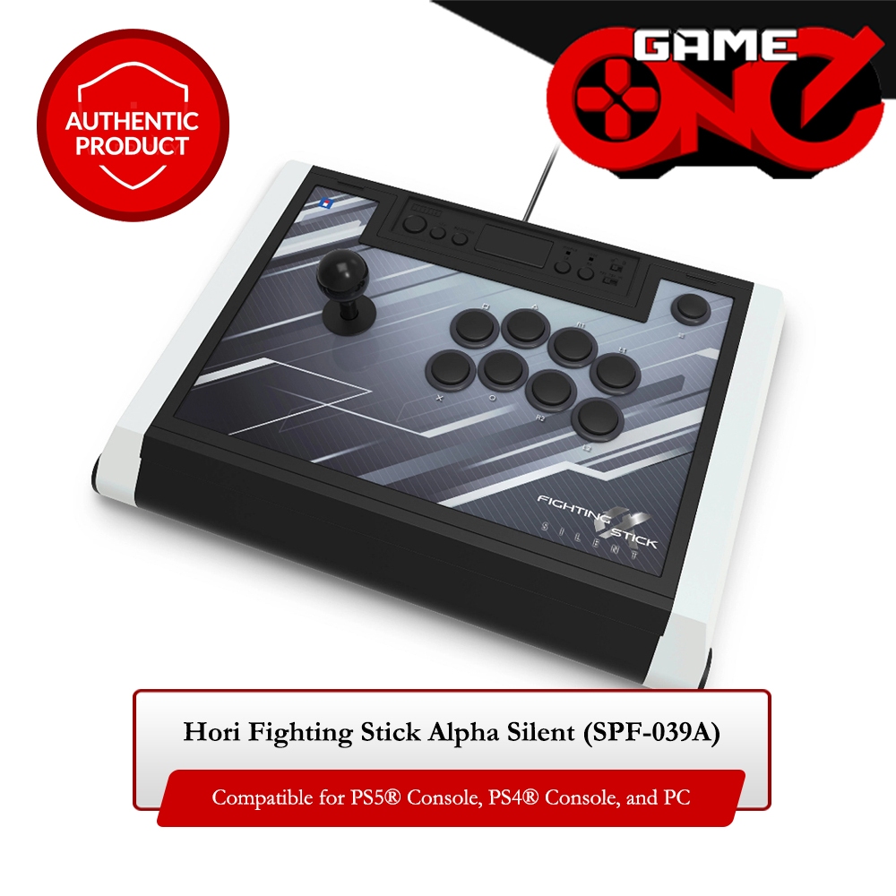 Hori Fighting Stick Alpha Silent for PlayStation PS5, PS4 & PC (SPF-039A) | Shopee Philippines