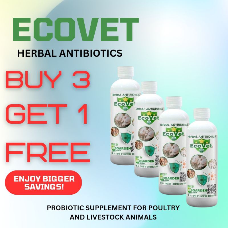 Ecovet Probiotic Supplement for Poultry and Livestock Animals 200G[BUY ...