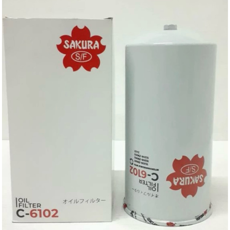 C-6102 SAKURA JAPAN OIL FILTER C-212 NISSAN FE6 15208-Z9001 (220/108 ...