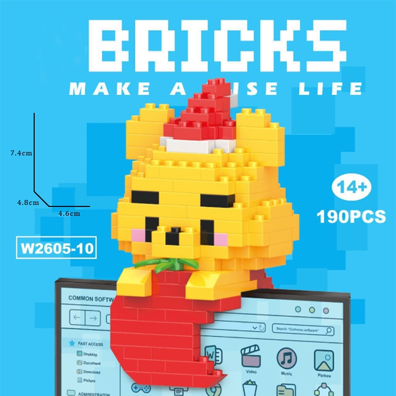 ABOUT Mini Building Block Assembled Small Particles Toys For Kid ...