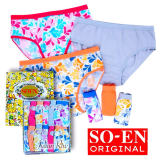 6-12PIECE Original SO-EN BBC Plain & Printed Panty SOEN Underwear SO EN ...