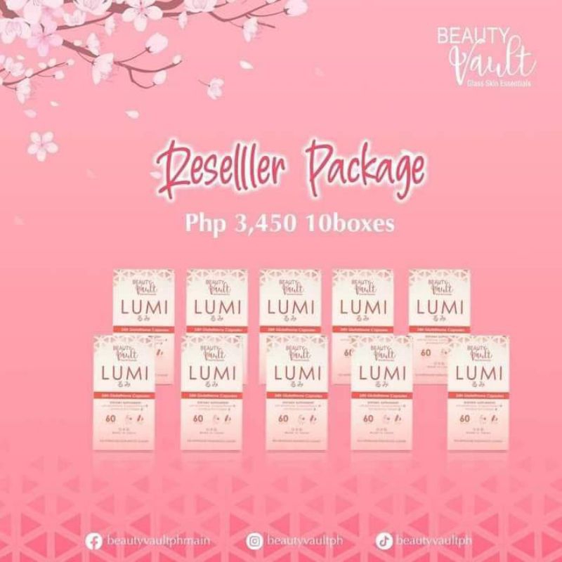 Lumi Glu+hione Capsule (Reseller package) | Shopee Philippines