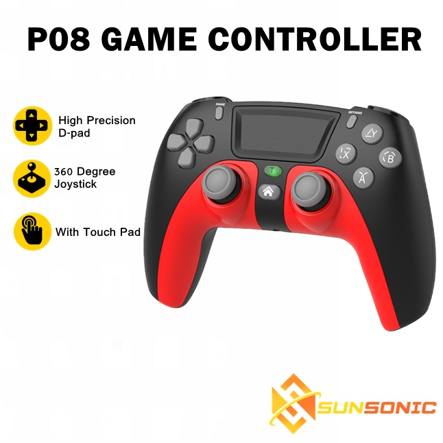 Bsp P08 Wireless Gaming Controller For P4, P3 Ns Pc And Os With Turbo ...