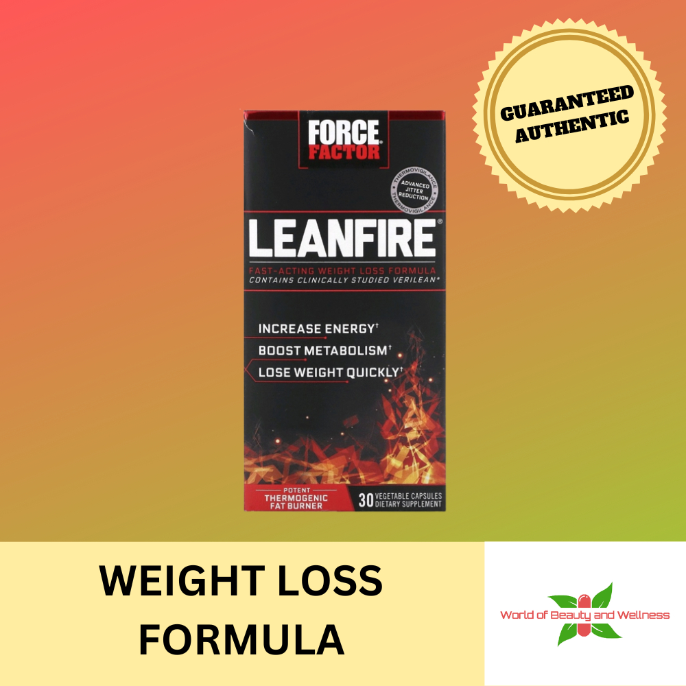 Force Factor Leanfire Fat burner and Weight loss formula (30 caps) | Shopee Philippines