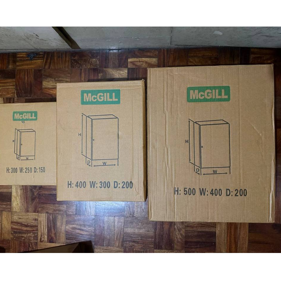 MCGILL ELECTRICAL METAL ENCLOSURE CABINET NEMA 4 PANEL CASE CIRCUIT ...