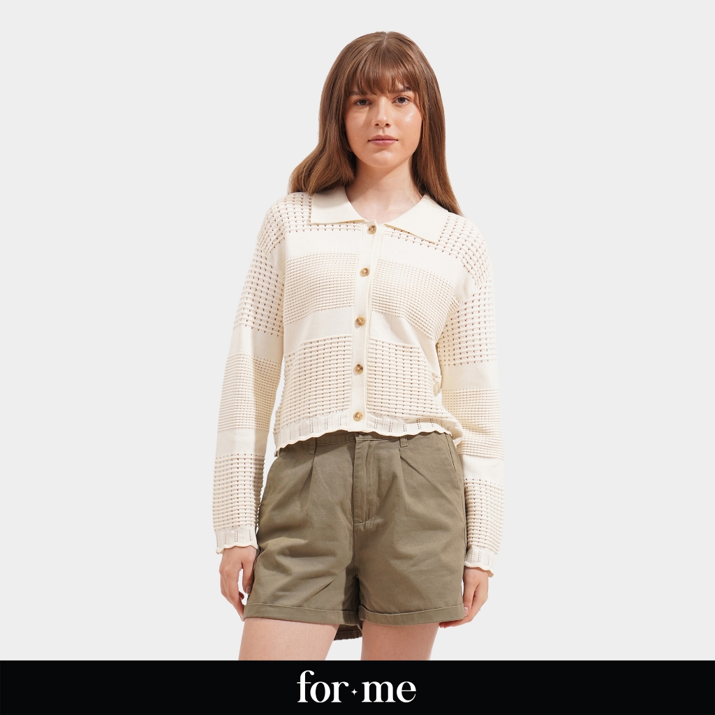 ForMe Crochet Jacket for Women (Off White) | Shopee Philippines
