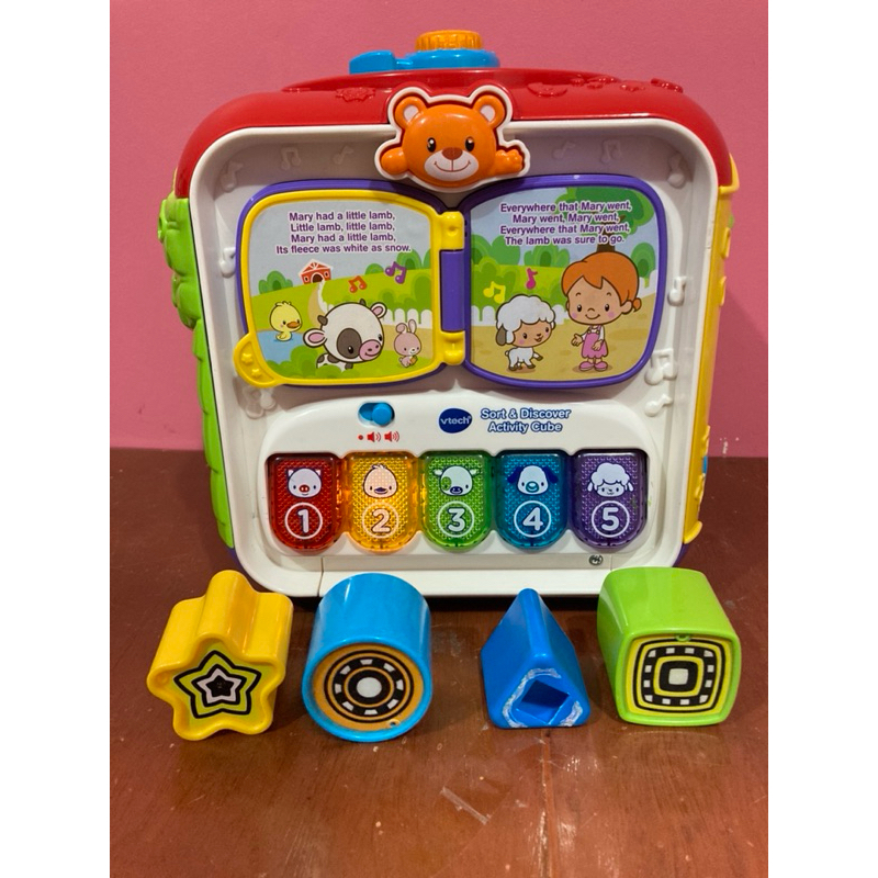 VTech Sort and Discover Activity Cube | Shopee Philippines