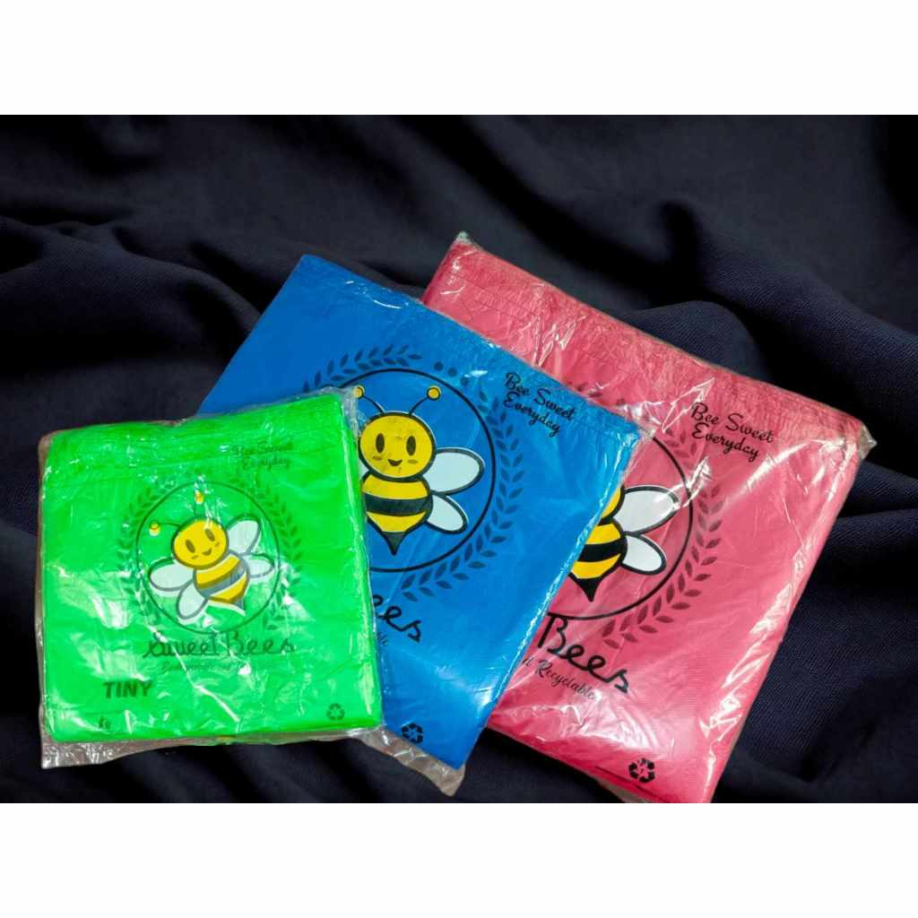 Sweet Bees Plastic Sando Bag Assorted Color( Approx 90pcs) per pack. PC ...