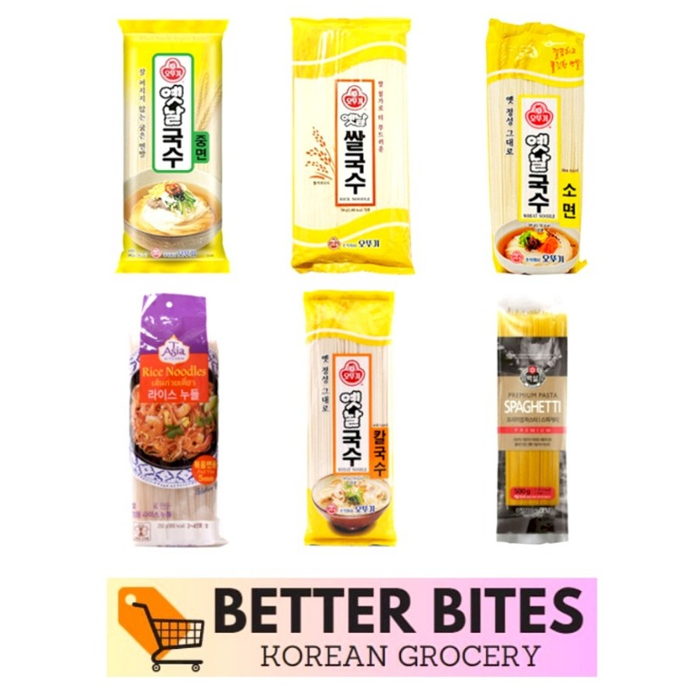 OTTOGI & CJ KOREAN WHEAT FLOUR NOODLES 500G | Shopee Philippines