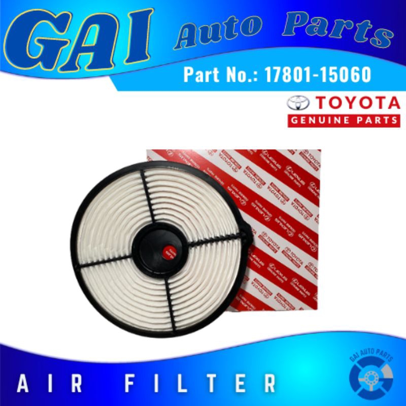 Toyota Air Filter for Corolla 16V 4AF 1988-1992 (17801-15060) Genuine ...