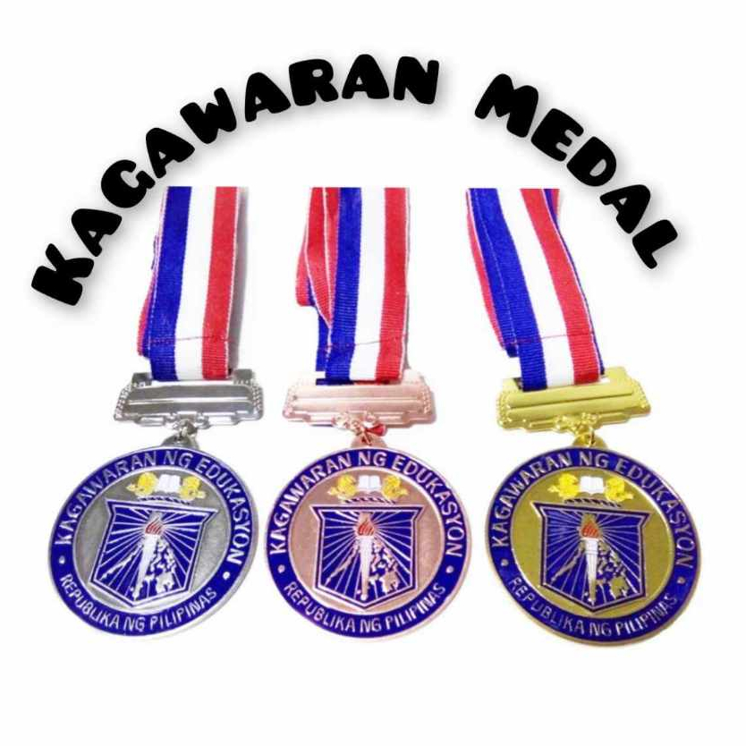KAGAWARAN MEDALS 5CM Gold Silver Bronze with pvc box packed each ...