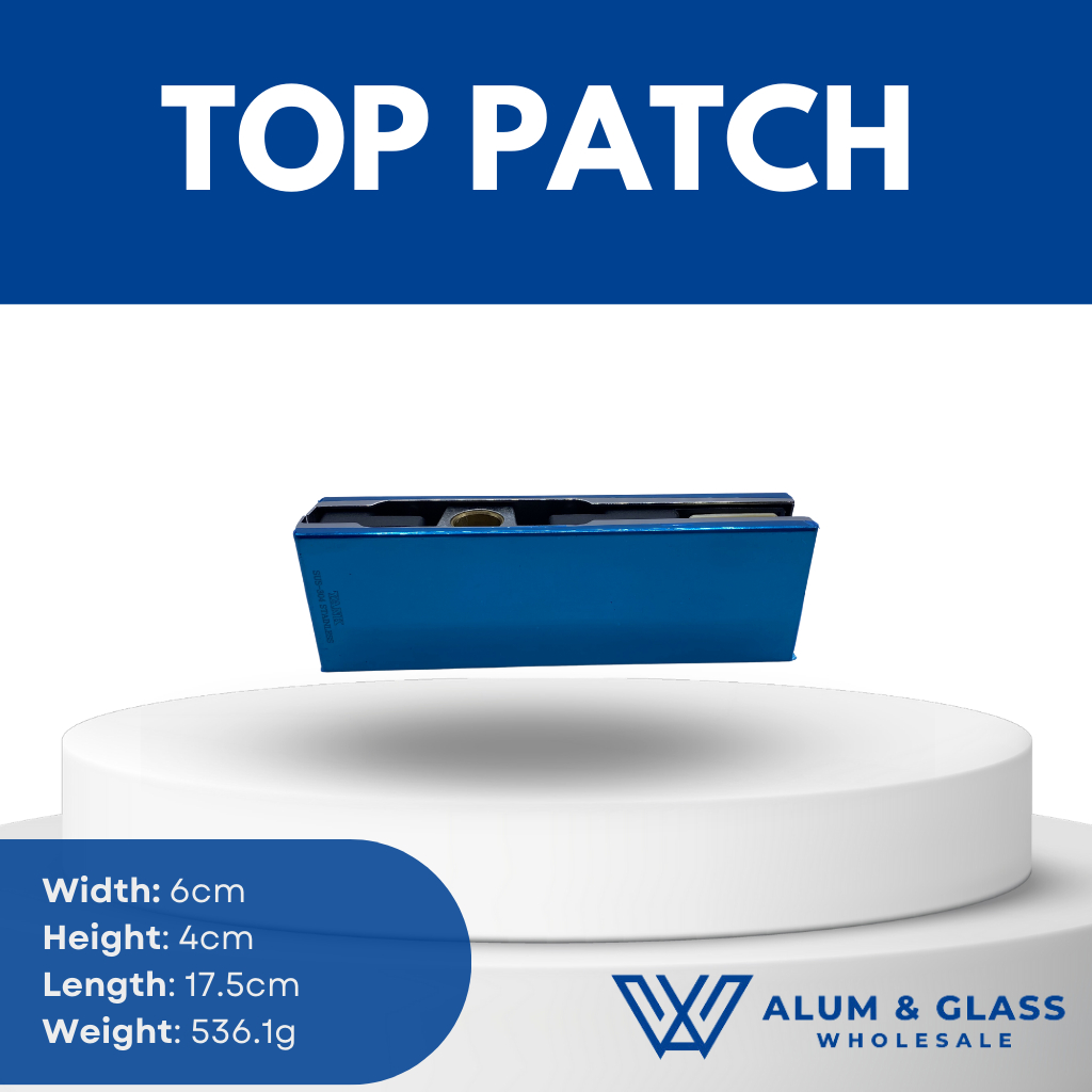 PATCH FITTING TOP PATCH FOR FRAME SWING GLASS DOOR | Shopee Philippines