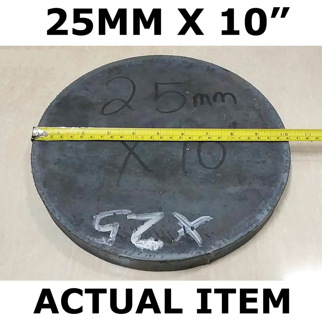 MS BASE PLATE 25MM X 10" MILD STEEL CIRCLE