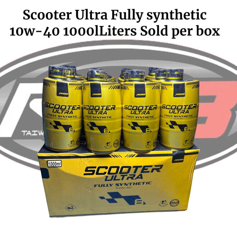 RS8 ULTRA SCOOTER OIL 1LITER 1BOX (12PCS) | Shopee Philippines