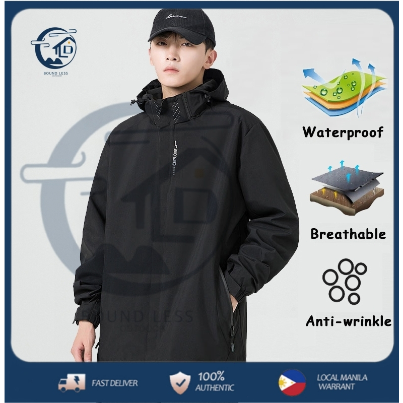 Unisex Windbreaker Waterproof Outdoor Jacket Casual Sport Riding Mountaineering Running Jackets ...
