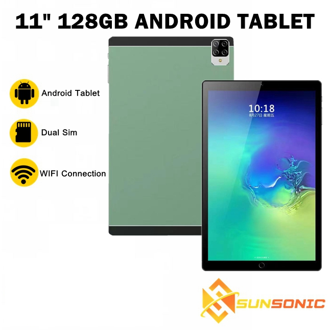 11 Inches Tablet 8Gb + 128Gb Learning Computer Dual Sim Pc Android ...