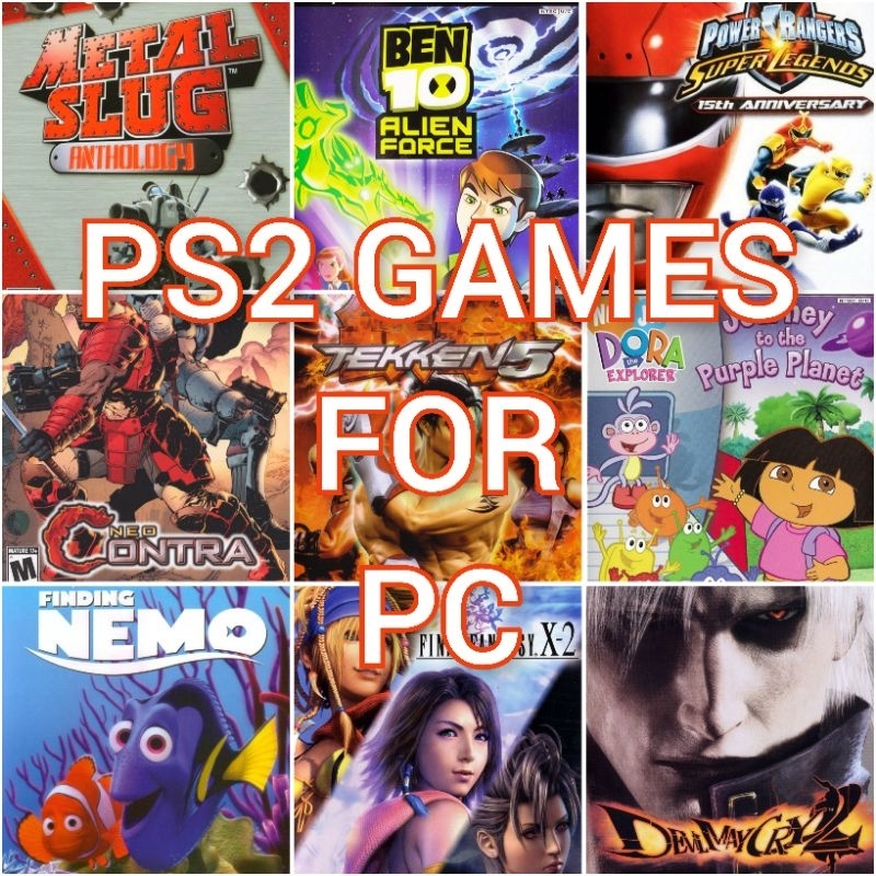 PS2 Games for PC Windows PCSX2 Games Playstation 2 | Shopee Philippines