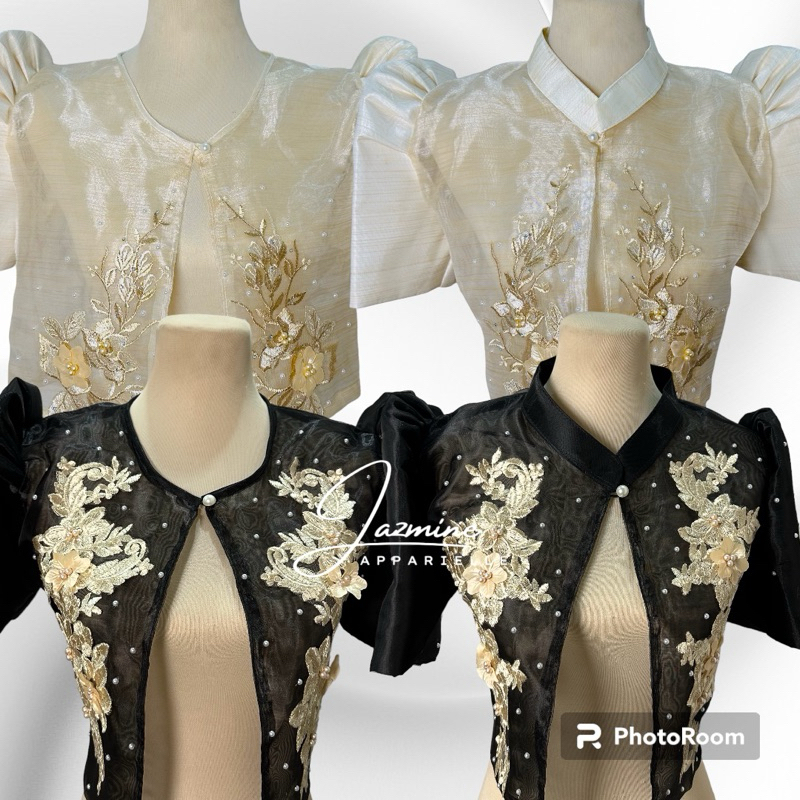 MODERN BOLERO DESIGN | w/ PATCHING LACE | MESTIZA SLEEVES ONHAND AND ...
