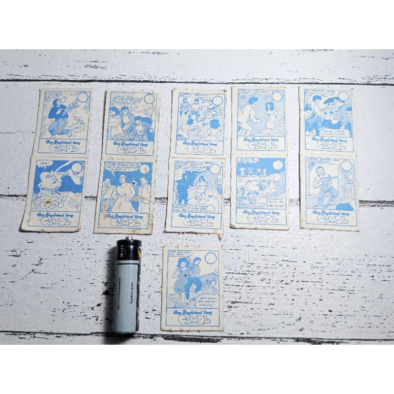 Vintage Pelikula Teks Rare Misprint Ang Boyfriend Kong Gamol Teks Cards ...