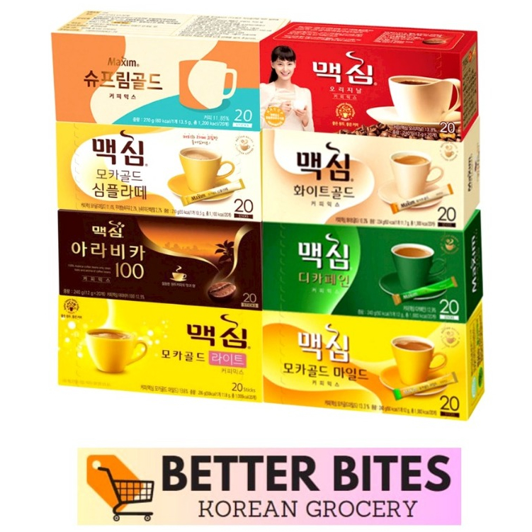 MAXIM INSTANT COFFEE 20STICKS KOREAN COFFEE MIX (VINCENZO) | Shopee ...