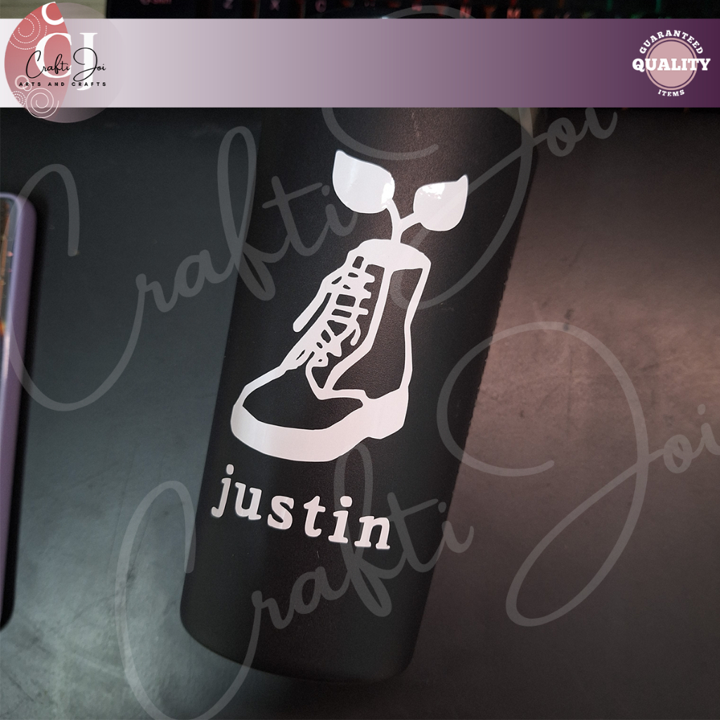 JUSTIN Logo Decal Vinyl Sticker | Shopee Philippines